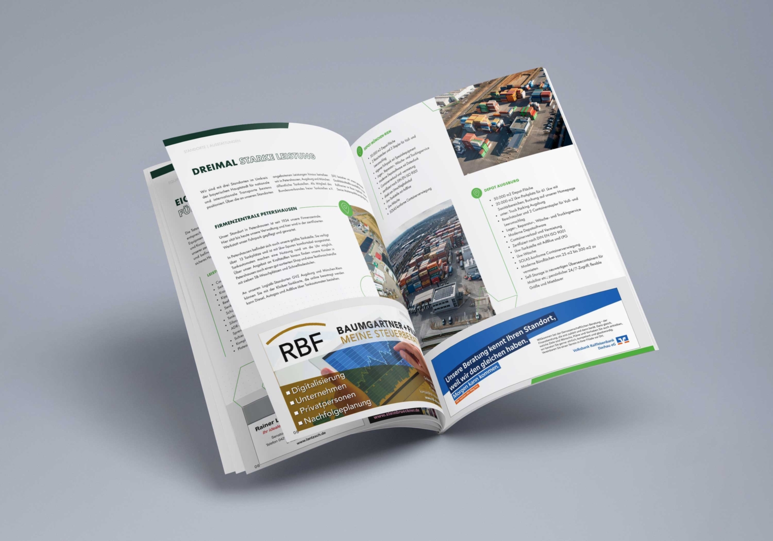 Klober - Containerlogistik, Transport und Depot