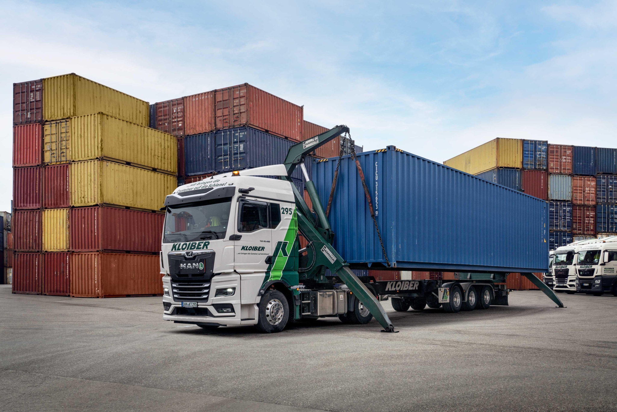 Klober - Containerlogistik, Transport und Depot