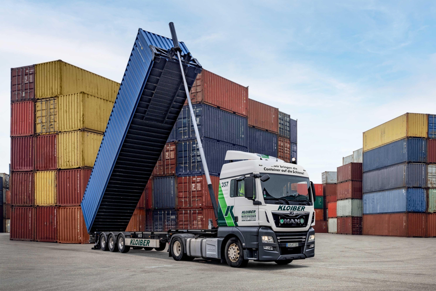 Klober - Containerlogistik, Transport und Depot