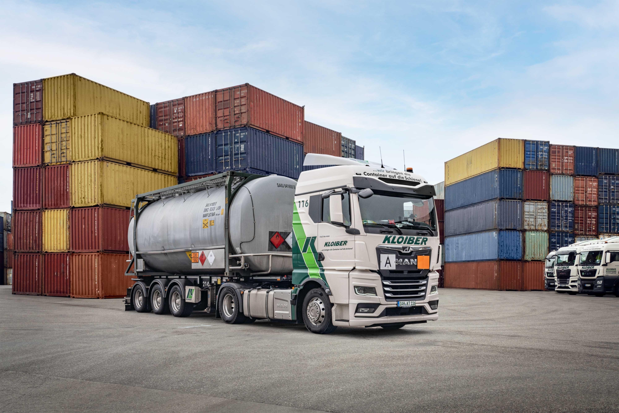 Klober - Containerlogistik, Transport und Depot