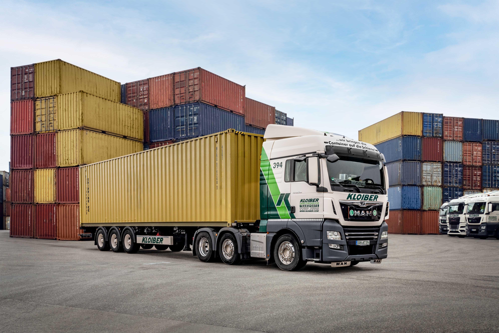 Klober - Containerlogistik, Transport und Depot